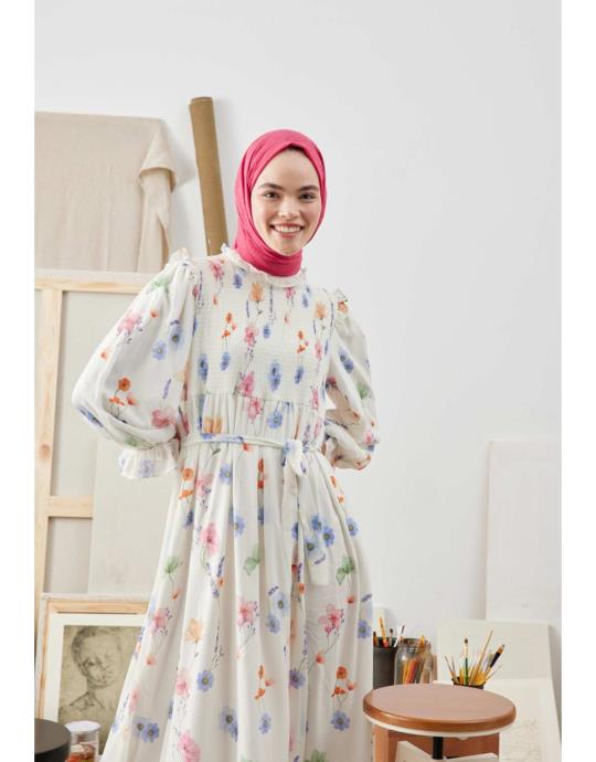 Bayan Fuşya Fresh Bambu Şal | Merve Karaca