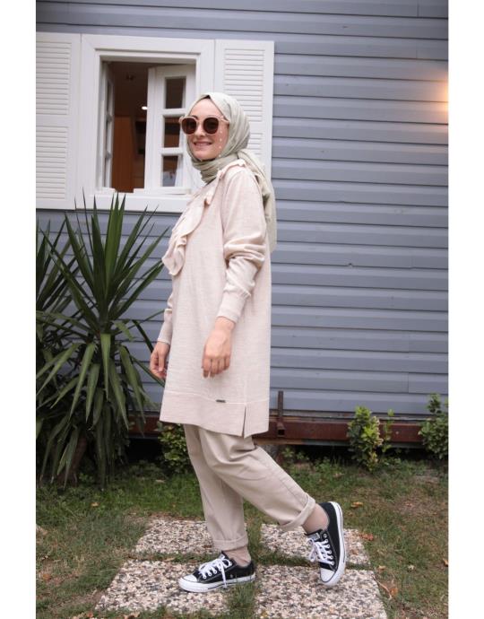 Bayan Taş 21108 Gufta Triko Kazak | Merve Karaca